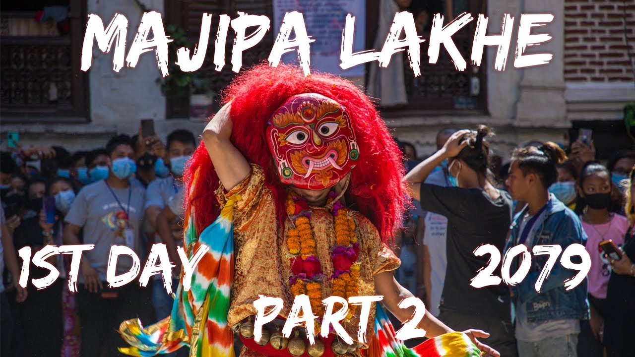 Majipa Lakhe Nach | Lakhe Nani | Indra Jatra | 2079 | 1st Day Part 2 ...