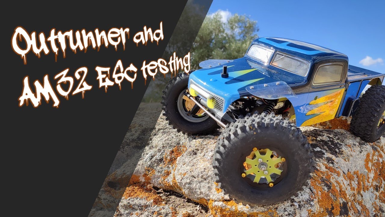 Testing a Outrunner and AM32 ESC on the PScale - YouTube