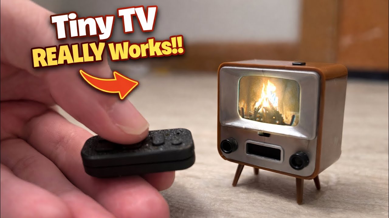 The Worlds Smallest Working TV! - YouTube