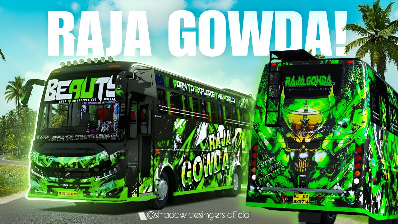 BEAUTY || GAJA GOWDA💚 || ZEDASTRA MOD LIVERY. - YouTube