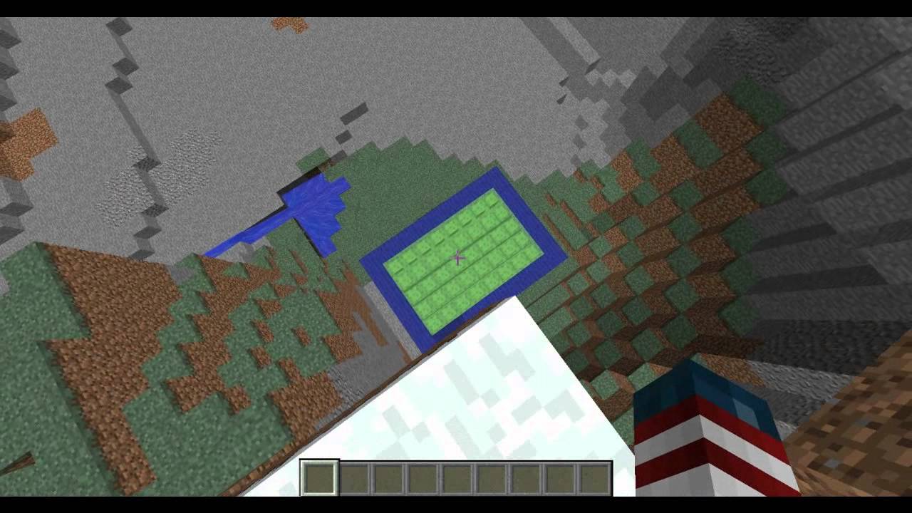 How to make a trampoline in Minecraft 1.8 - YouTube