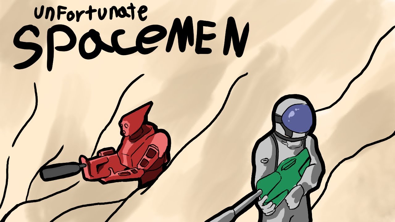스팀 무료게임 리뷰 #1【Unfortunate Spacemen】 - YouTube