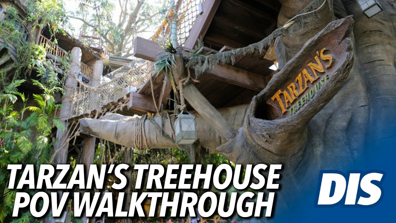 Tarzan's Treehouse POV Walkthrough | Disneyland - YouTube