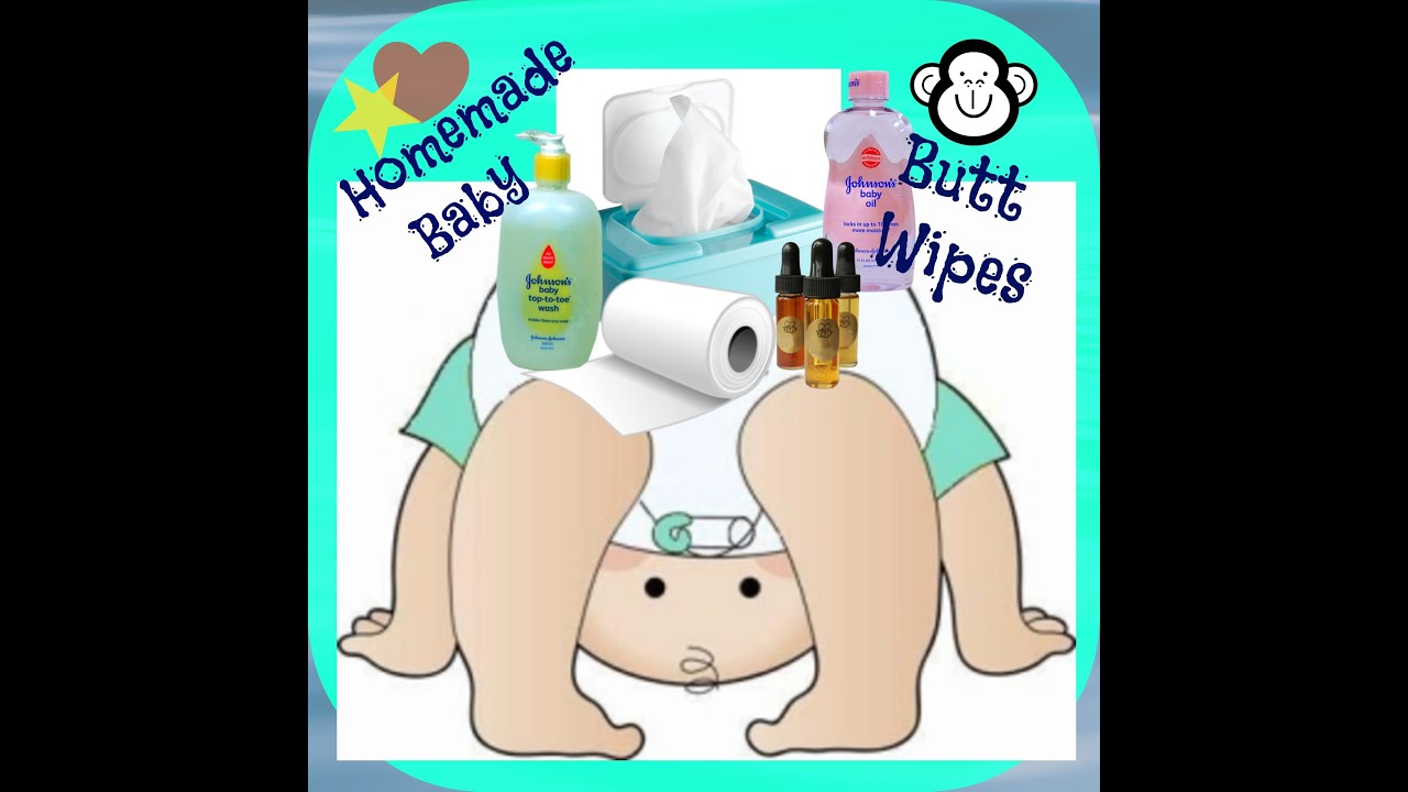 Homemade Baby Butt Wipes - YouTube