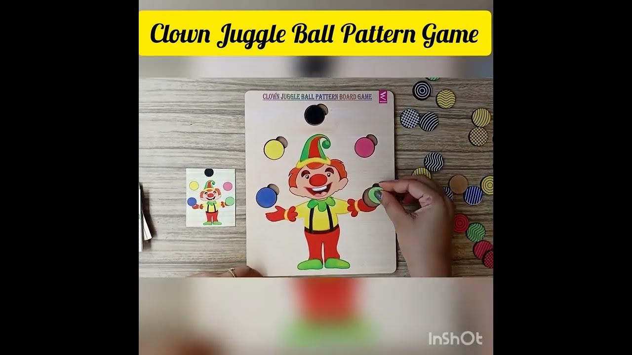 Clown Juggle Ball Pattern Match Game - YouTube