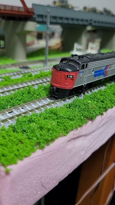 [ FP-7 ] Model Train N Scale/N Gauge/ N ゲージ/ spur N #Amtrak - YouTube