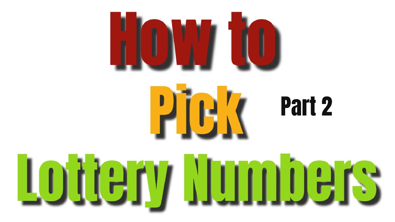 How to Pick Lottery Numbers Part 2 - YouTube
