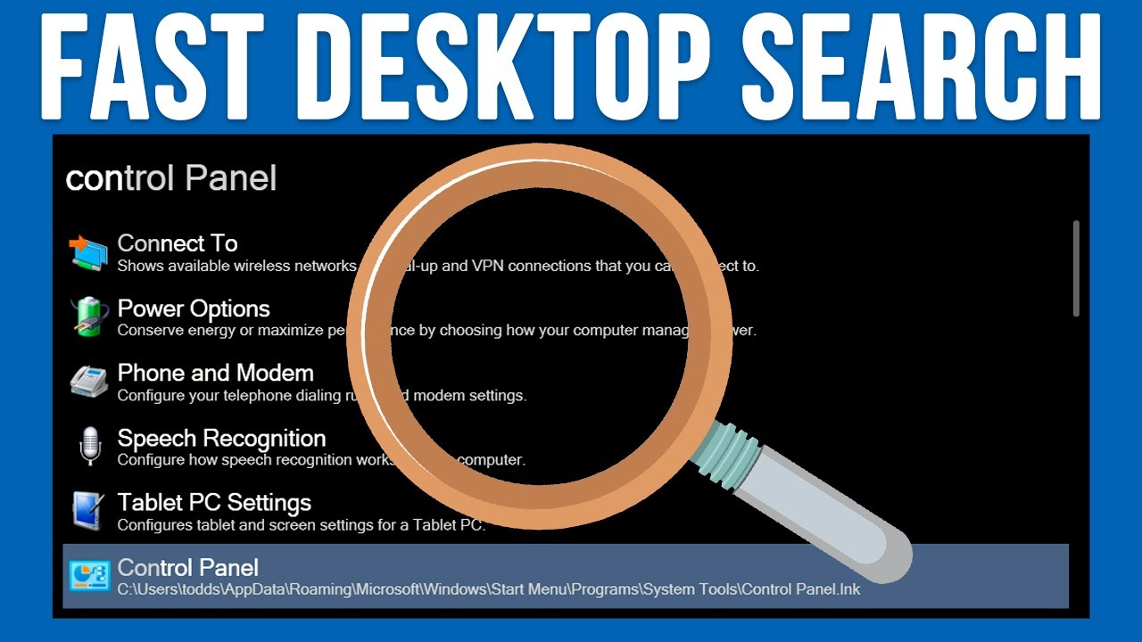 Search Apps, Settings, Files, Folders, Websites and More all from One ...