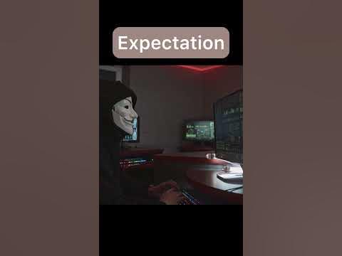 HACKING Expectations Vs Reality 😁🎭 #cybersecurity #viral - YouTube