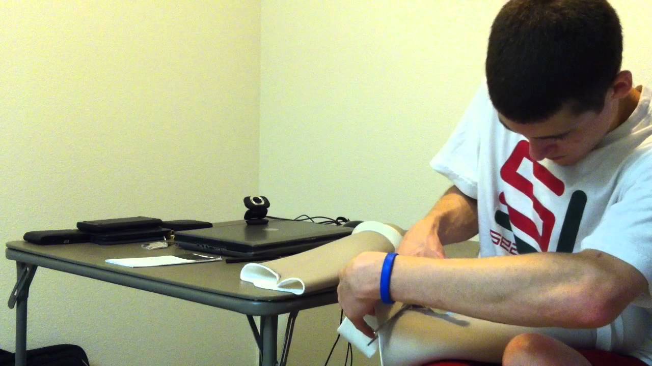 How to Custom Fit a Prosthetic Liner - YouTube