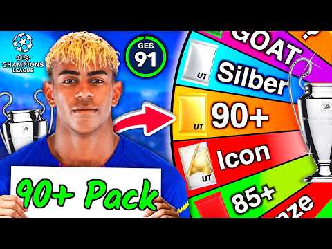 Kann ich die CHAMPIONS LEAGUE mit einem Team vom PACK GLÜCKSRAD gewinnen? 👀🏆