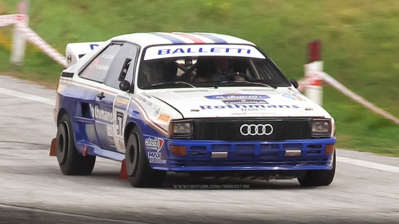 Audi Quattro A2 Rally Group B: 5-Cylinder Engine & Turbo Sound! - YouTube