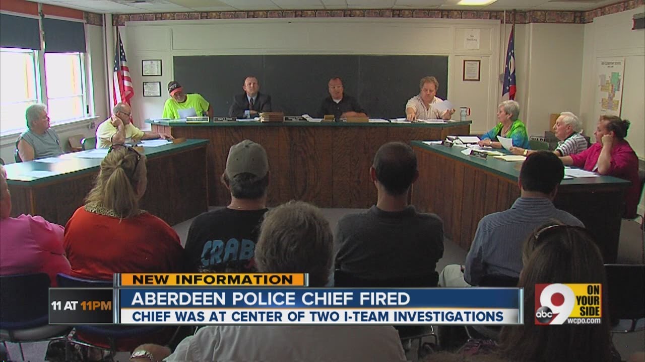 Aberdeen Police Chief fired - YouTube