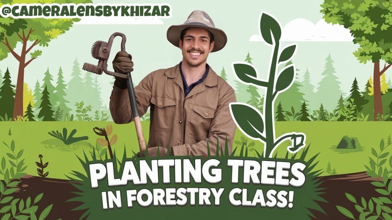 Planting Trees In Forestry Practical| Team Work with Class| University ...