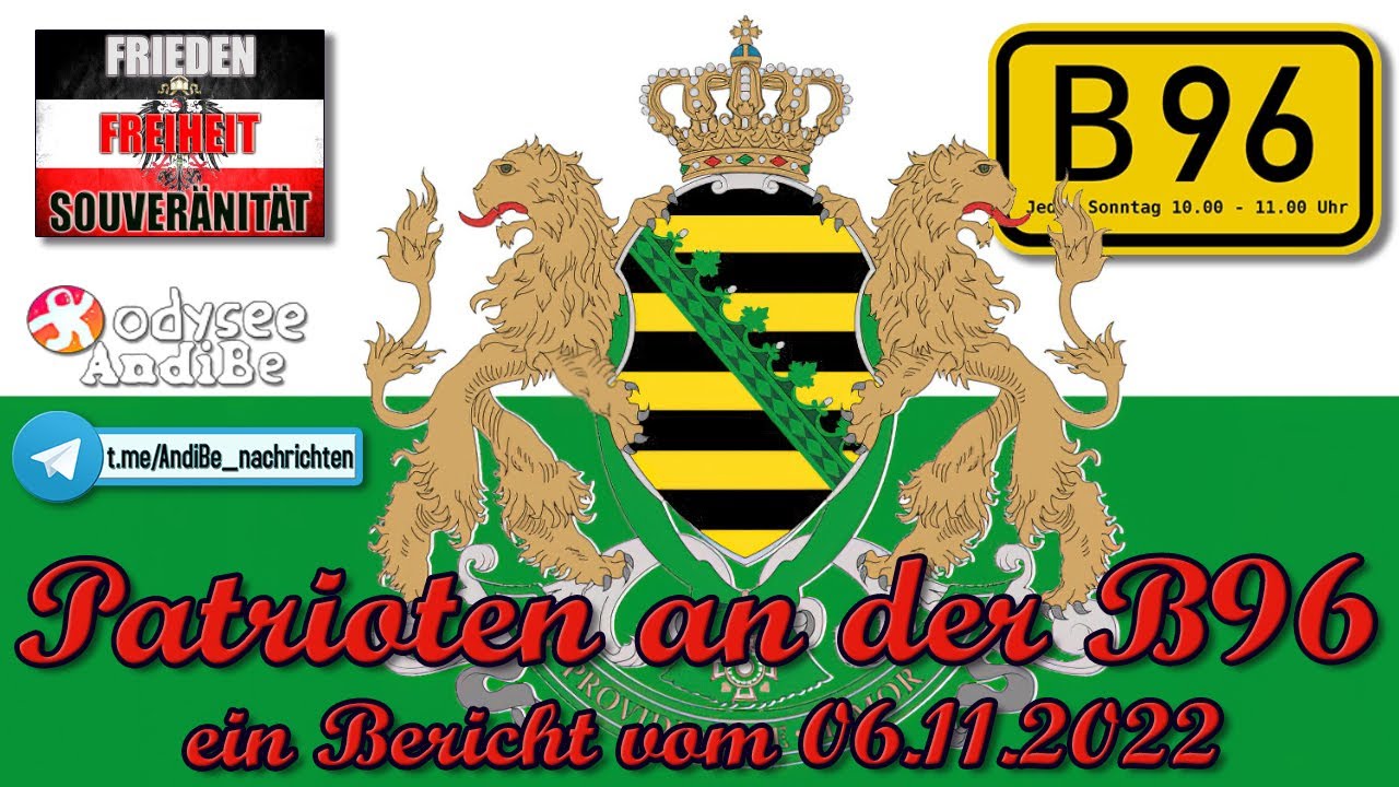 Stiller Protest an der B96 vom 06.11.2022 - YouTube