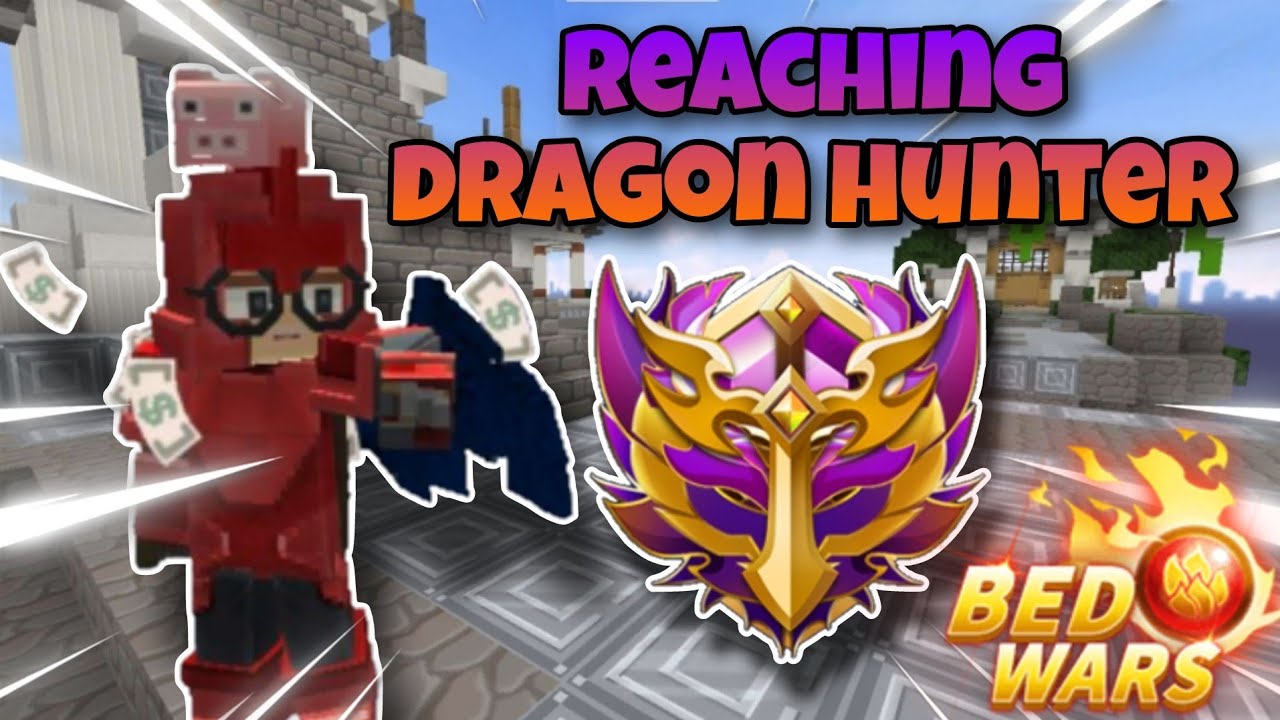 Reaching dragon hunter in ranked bedwars! (blockman go) - YouTube