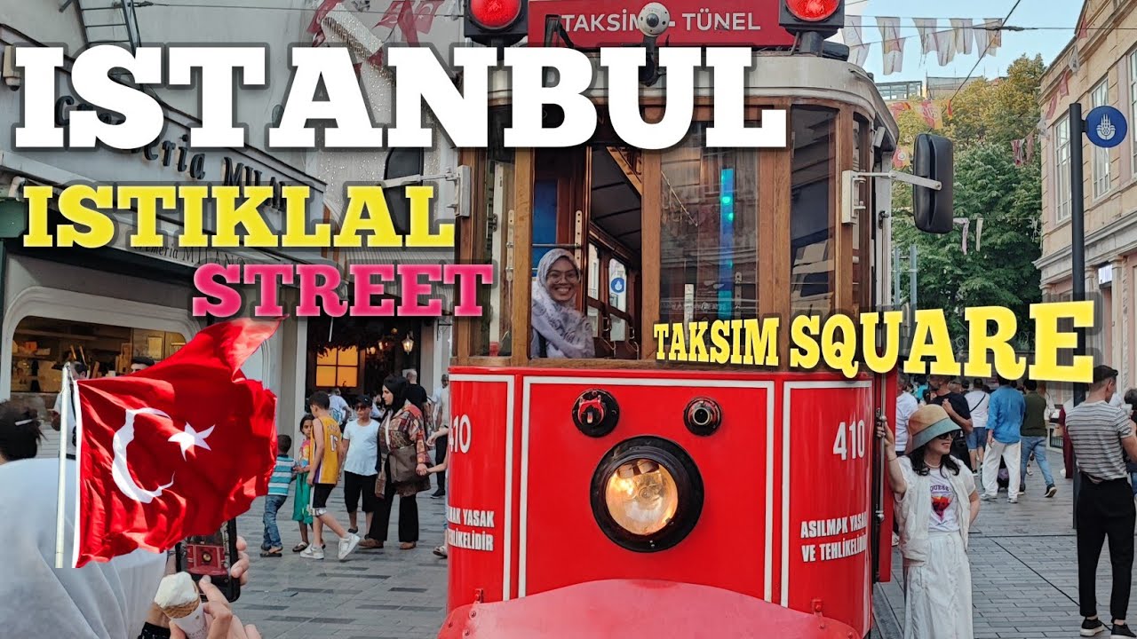 Istanbul Turkey - Travel Vlog | Isteklal Street Tour | Taksim Square ...