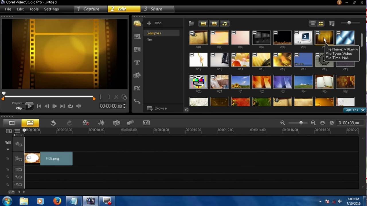 how to attach frame in video studio x6 tutorial 11 - YouTube