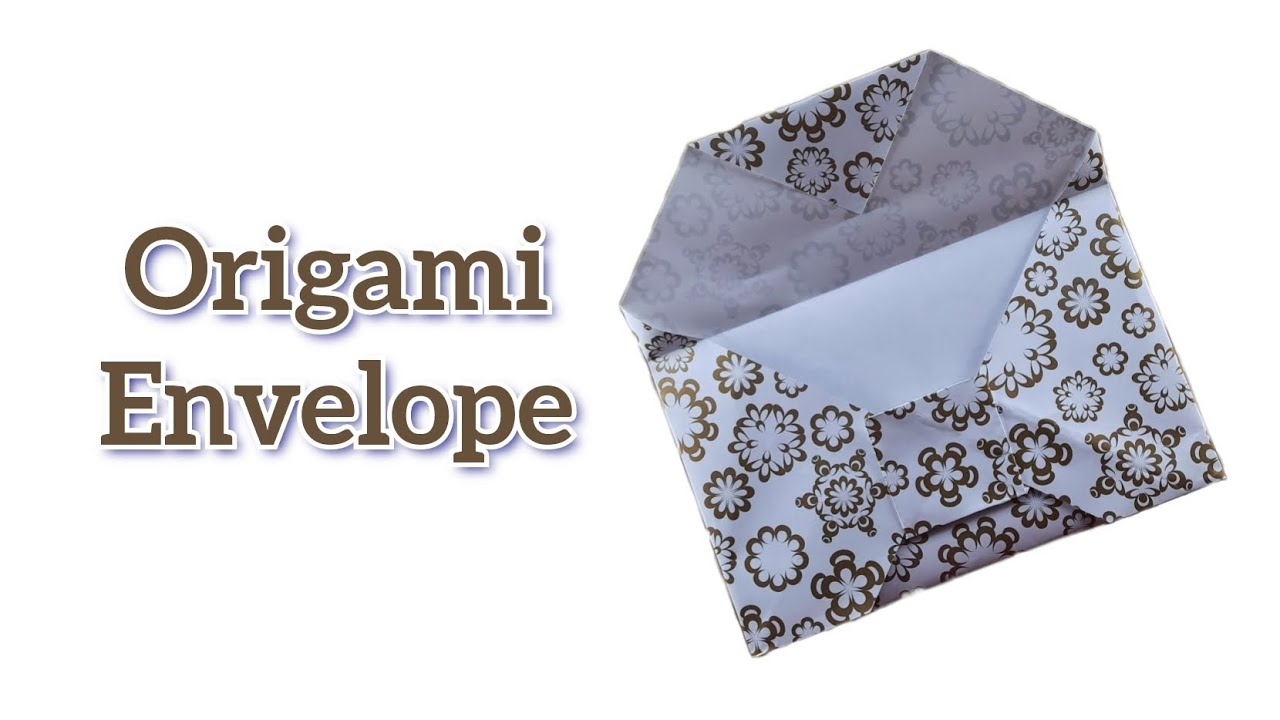 DIY | How to make a paper envelope | Easy origami envelope Tutorial | Simple and easy paper ...