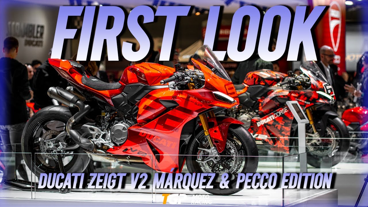 EICMA 2025 am Ducati Stand | Panigale V2 Márquez & Pecco Edition ...