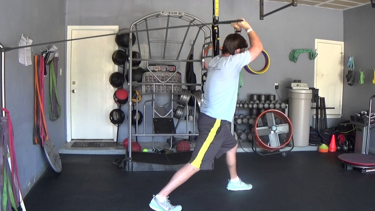 Split Stance Vertical Core - YouTube