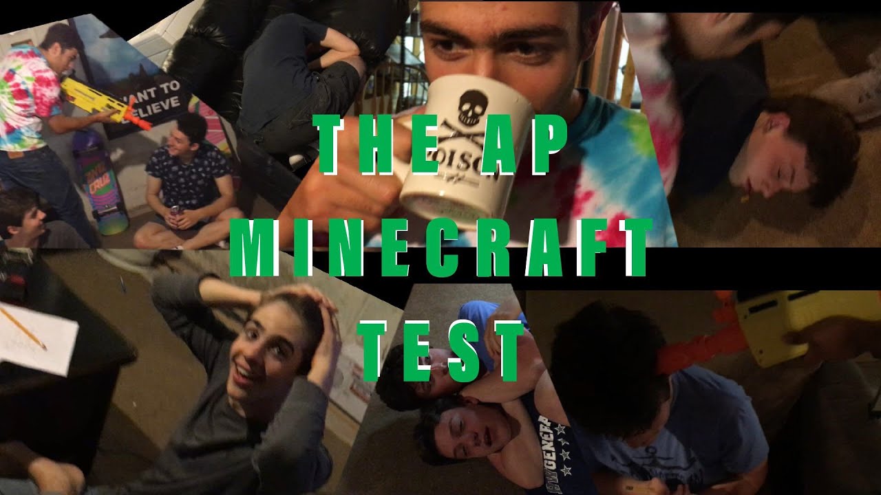 JMG takes the AP Minecraft Test - YouTube