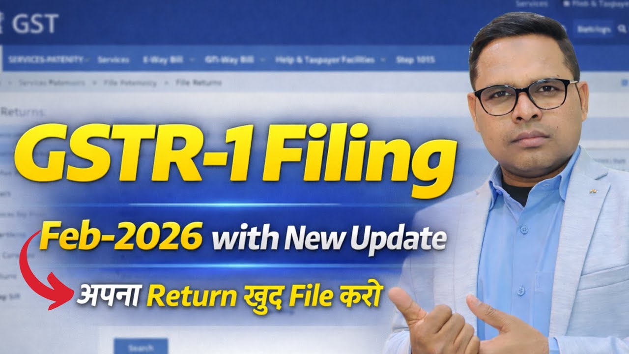 GSTR-1 Filing Feb-2026 | How to File GSTR-1 Online Return - YouTube