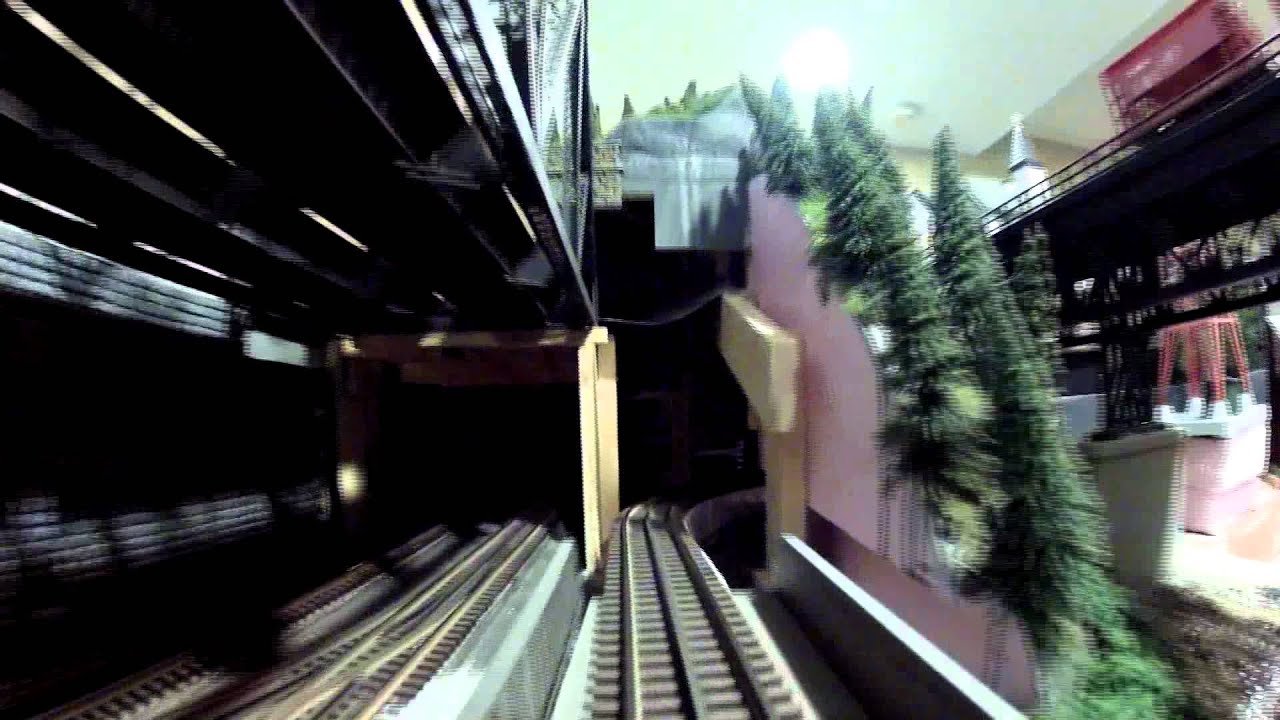 Train Layout POV with GoPro HD 2 - YouTube