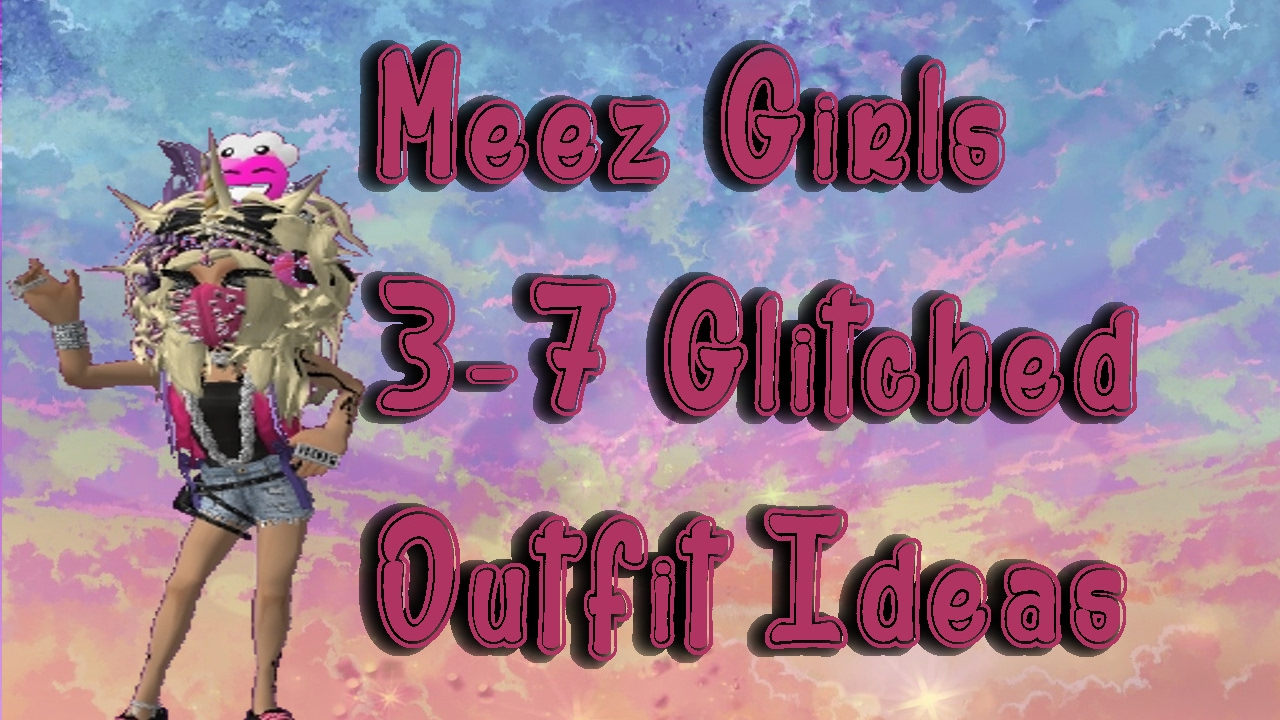 Meez Girls 3-7 Glitched Outfit Ideas - YouTube