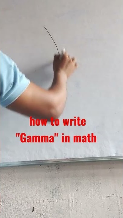 How To Write Gammain Math Shorts Mathematics Challenge Maths Algebra Ssmclasses Gamma