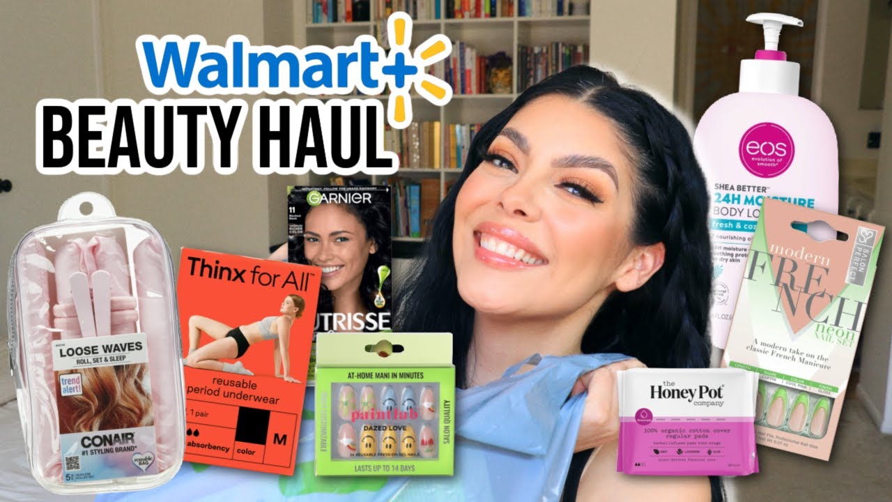 NEW AT WALMART : Beauty, Haircare, Skincare, and Nails! - YouTube