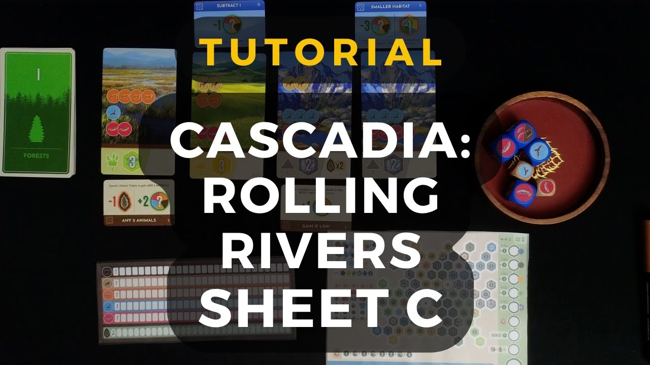 Cascadia Rolling Rivers Sheet C Tutorial Overview | DaniCha - YouTube