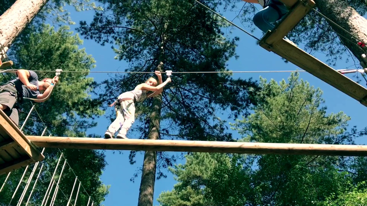 Ellie Baldwin and Jamie Flavin at Go Ape Sherwood Forest! - YouTube