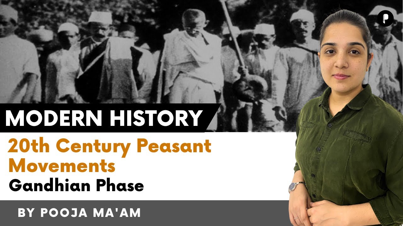20th Century Peasant Movements | Gandhian Phase @ParchamClasses - YouTube