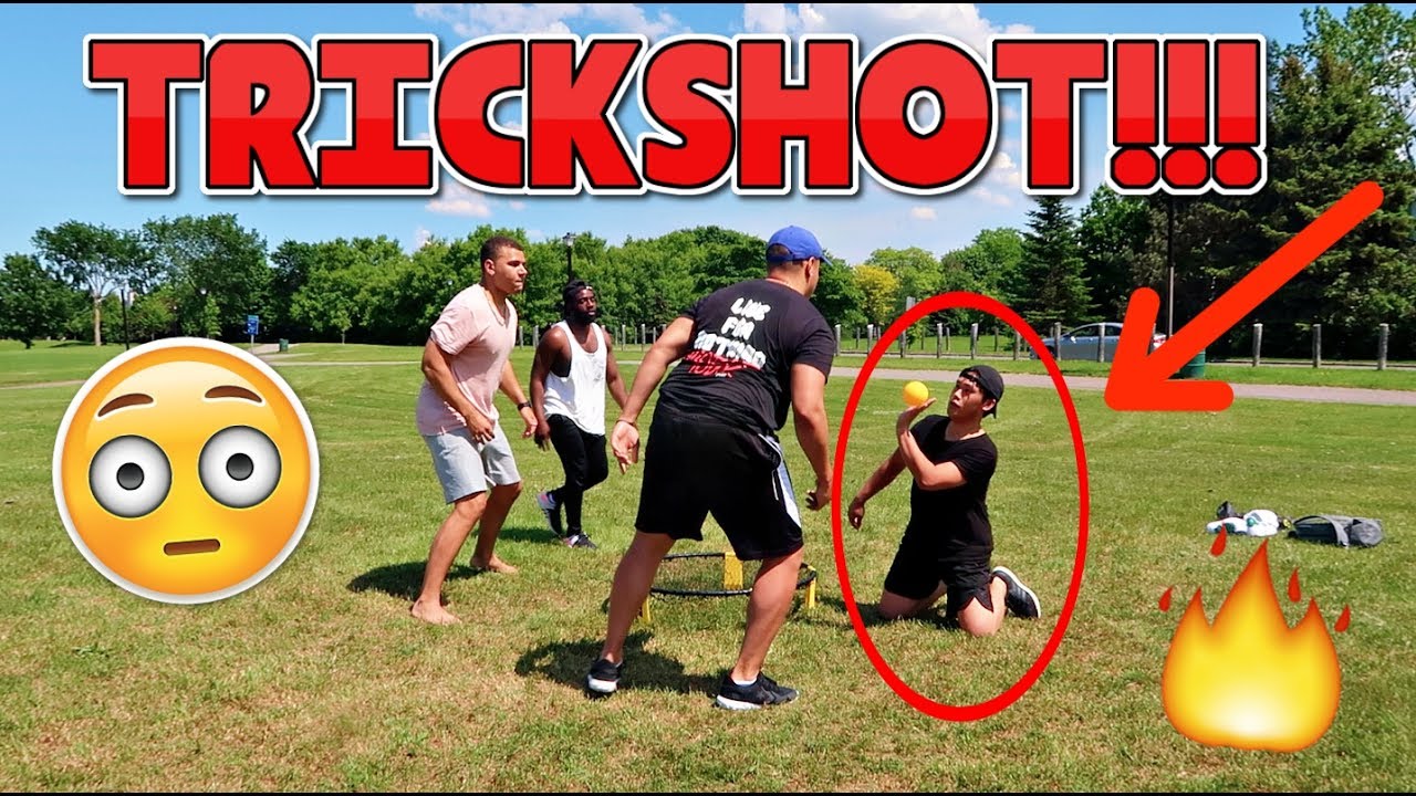 IMPOSSIBLE SPIKEBALL TRICK SHOTS CHALLENGE!!! (INSANE) - YouTube
