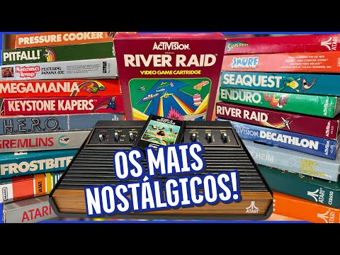 Os 20 jogos mais NOSTÁLGICOS do ATARI 2600!