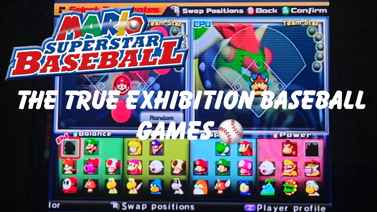 The True Exhibition Baseball Games: Mario Superstar Baseball - YouTube