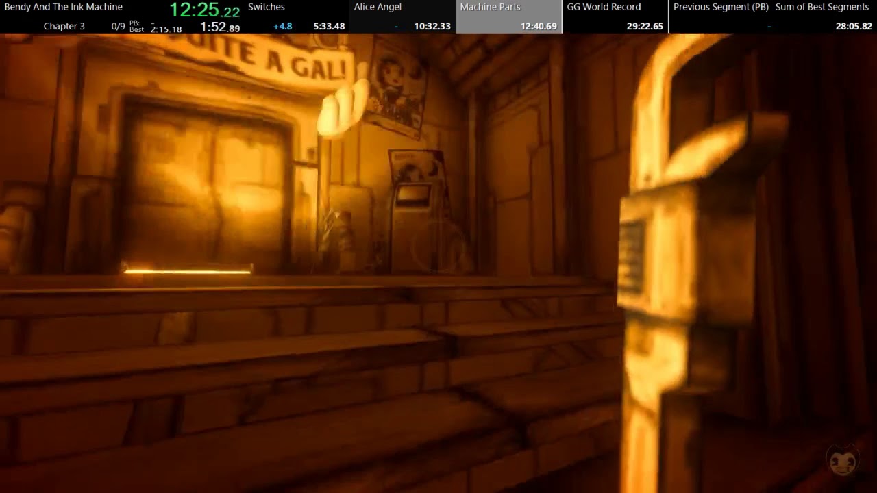 (Former World Record) Bendy and the Ink Machine Chapter 3 Speedrun in ...