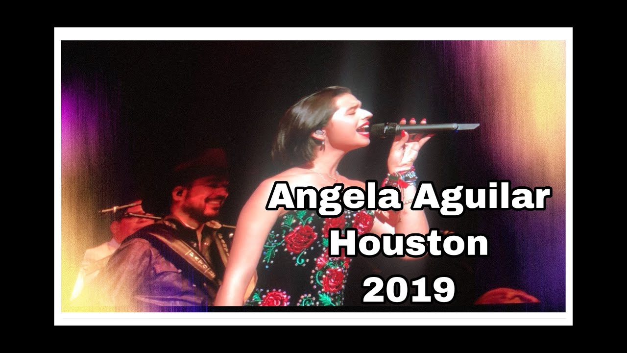 Angela Aguilar - La Chancla - Y Leonardo En Caballo - Houston, Texas ...