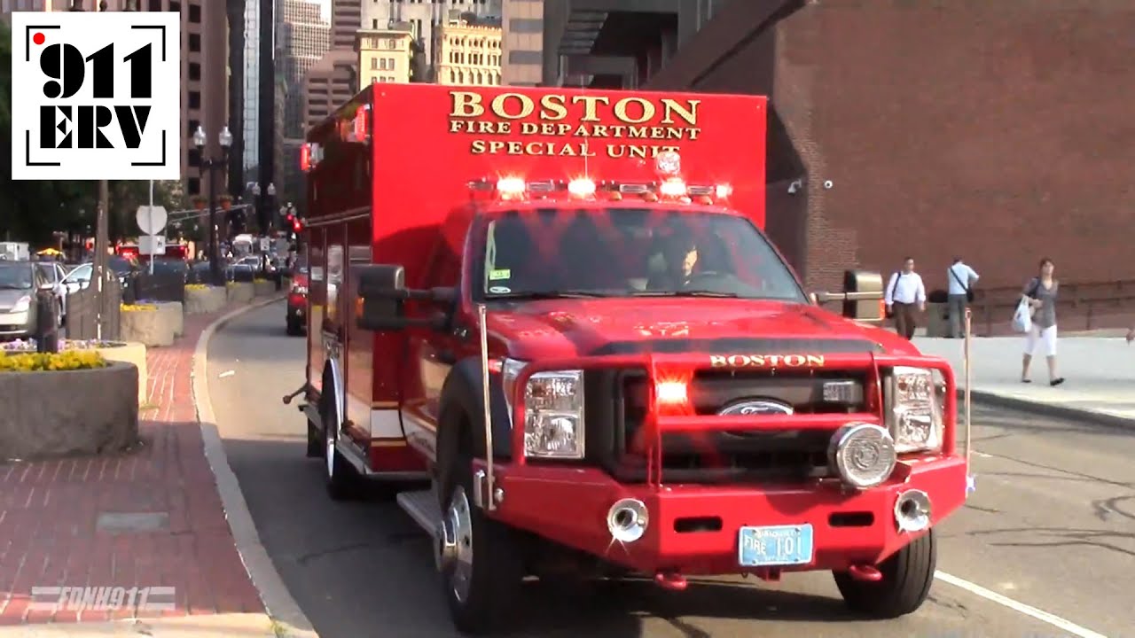 Boston Fire Special Unit (H2) and Old Safety Commander (H1) Responding ...