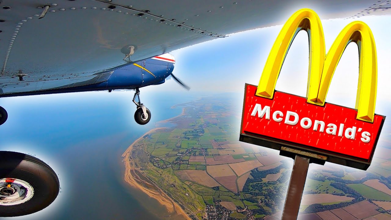 Flying a Plane to MCDONALDS! - YouTube