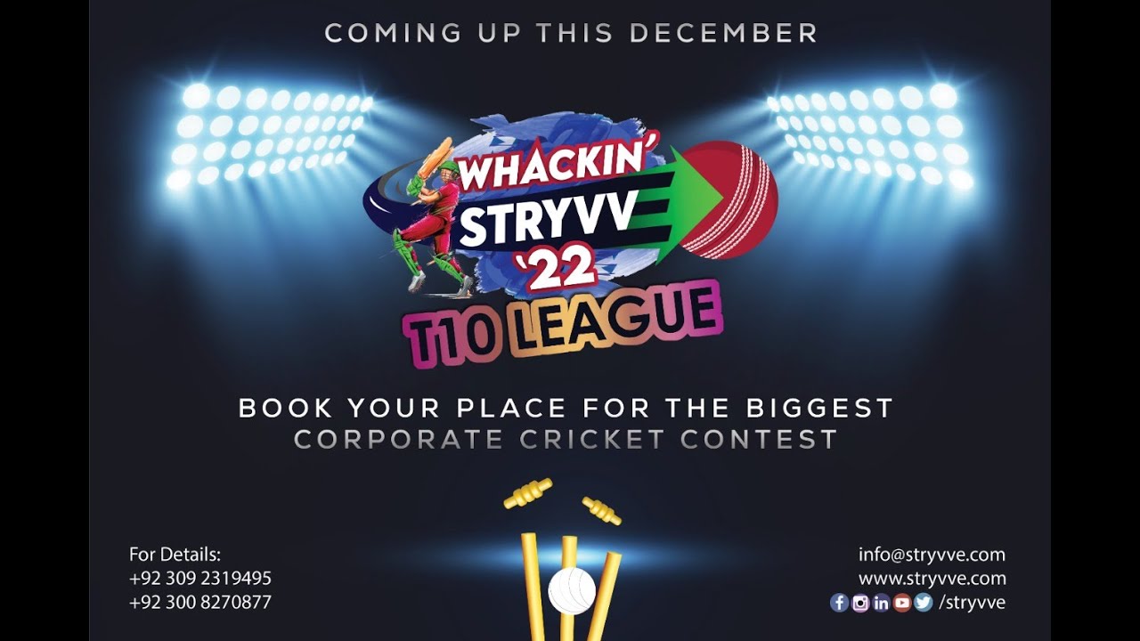 Whackin' Stryvve T10 League Promo - YouTube