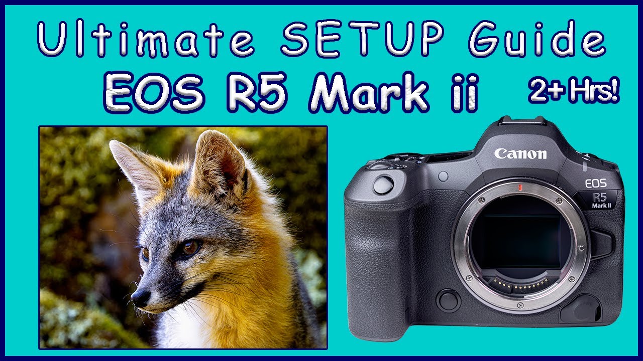 Canon R5 Mark ii Setup Guide for Wildlife /Bird /Sports Photography. A 2.1 Hour In-depth ...