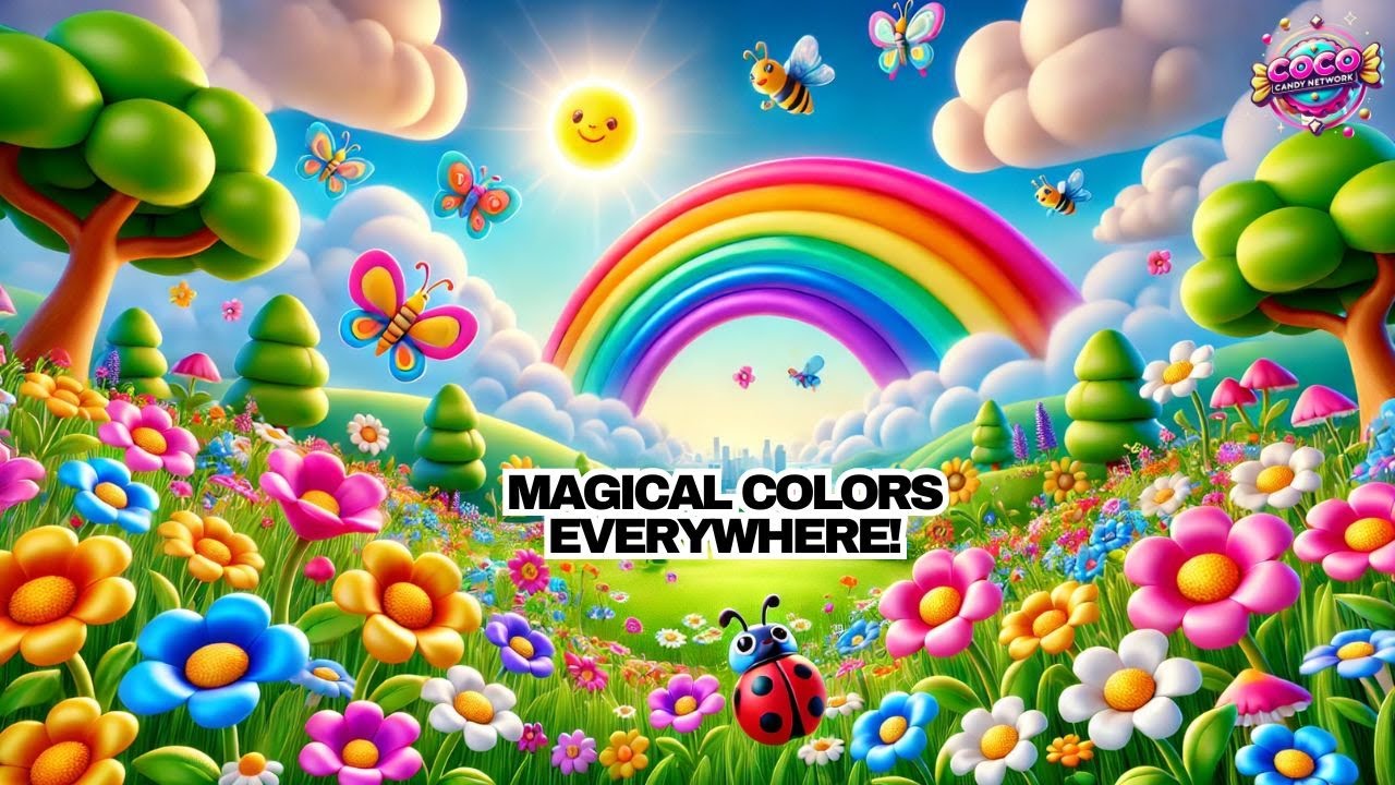 Magic Colors Song for Kids | Learn Colors with Fun Rhymes & Bright ...