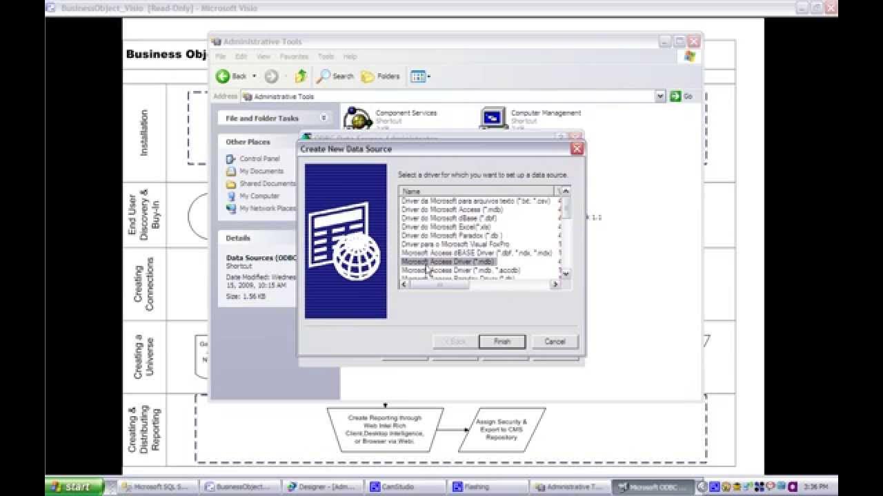 Business Objects How To Create Odbc Connection For Business Object