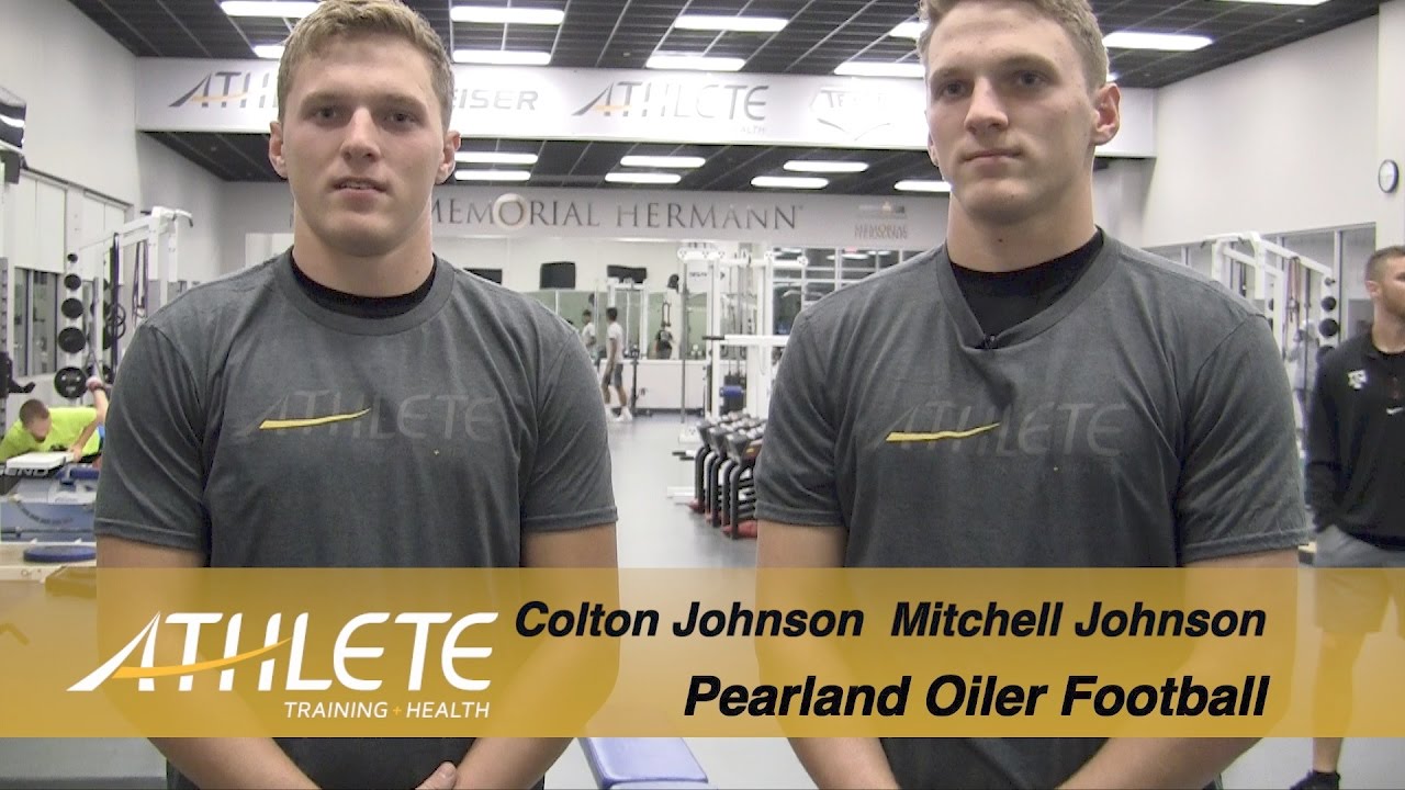 ATH Spotlight: Colton & Mitchell Johnson of Pearland Football - YouTube