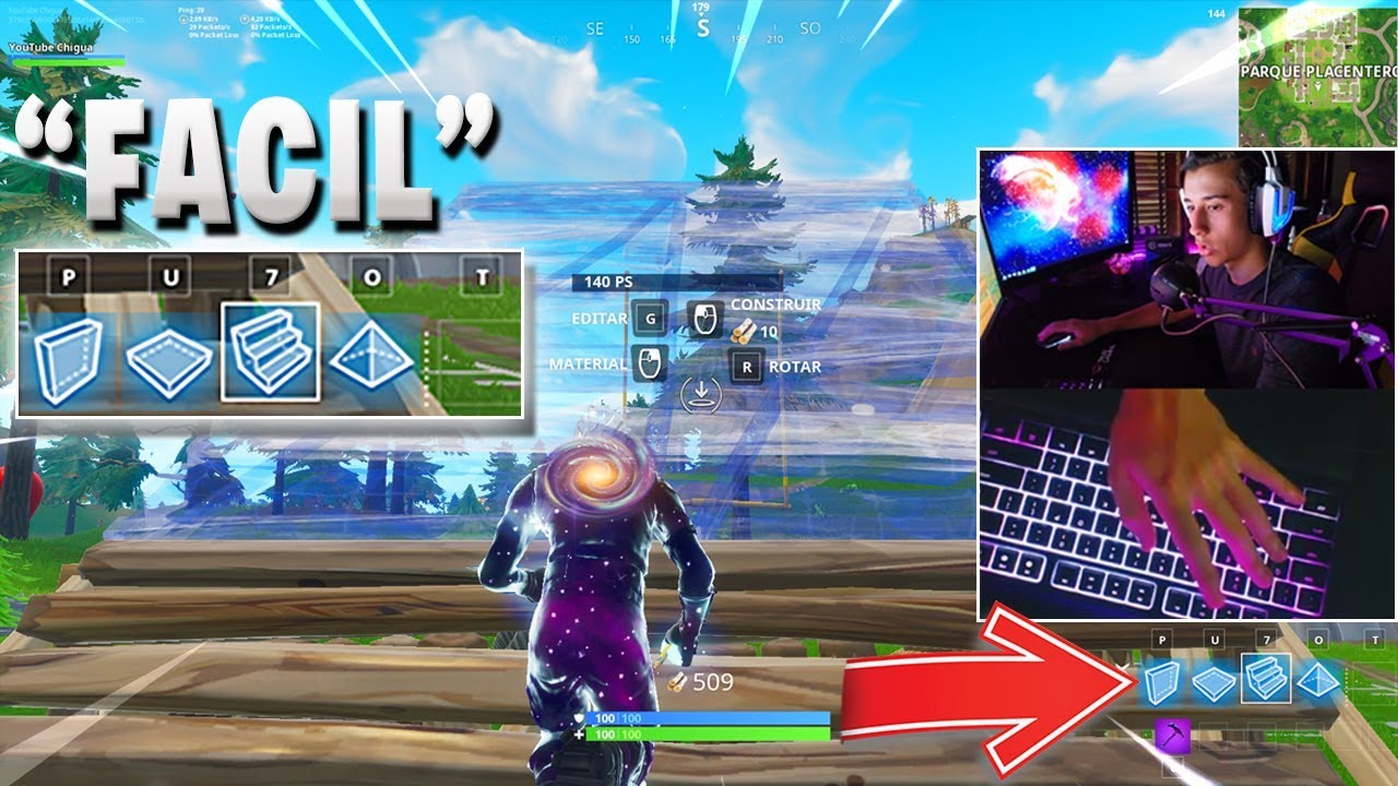 Chigua revela su configuracion FACIL de Fortnite - YouTube