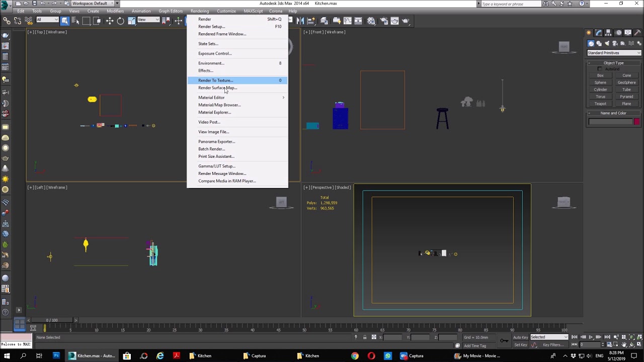 First step to do when loading a 3ds max model - YouTube