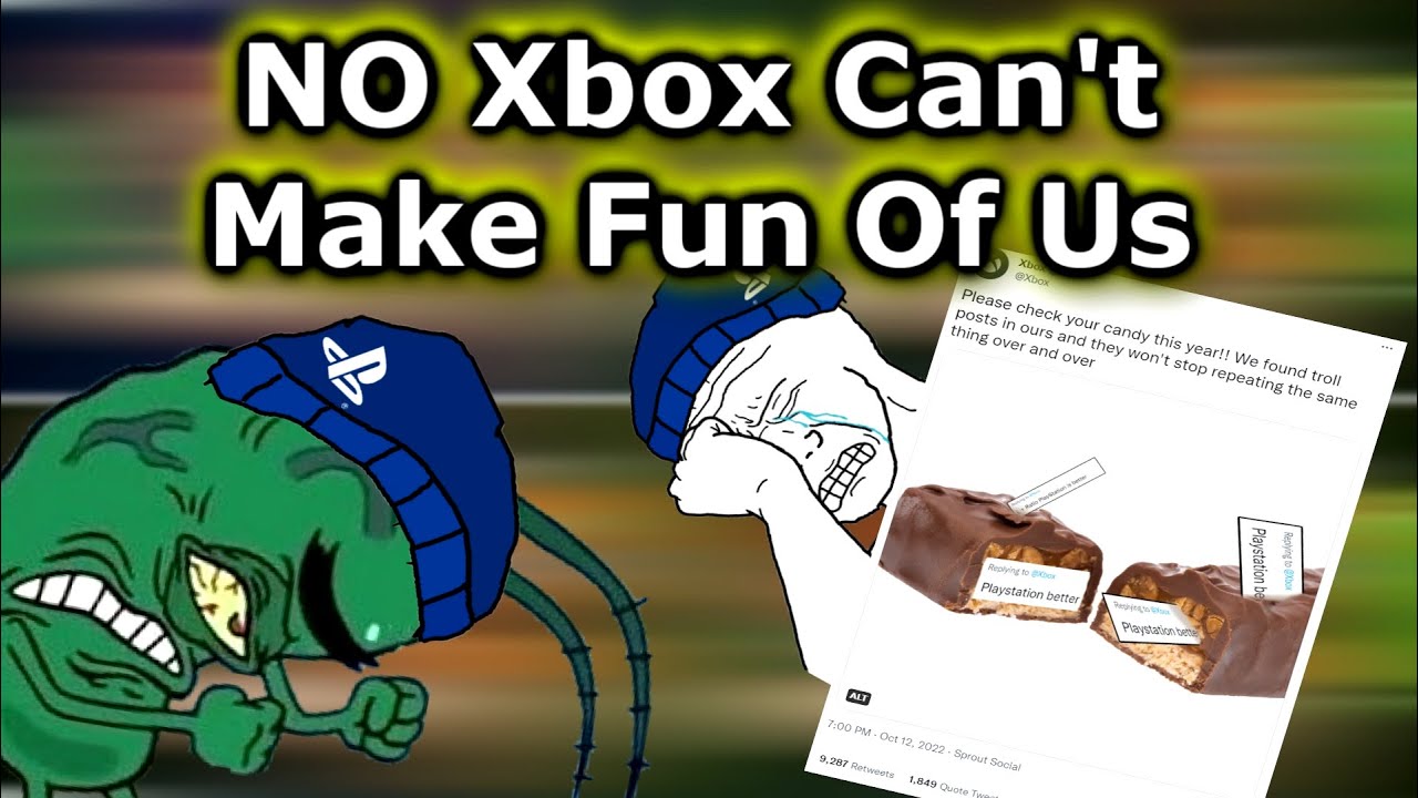 Xbox Roasts SALTY Playstation Fanboys On Twitter - YouTube