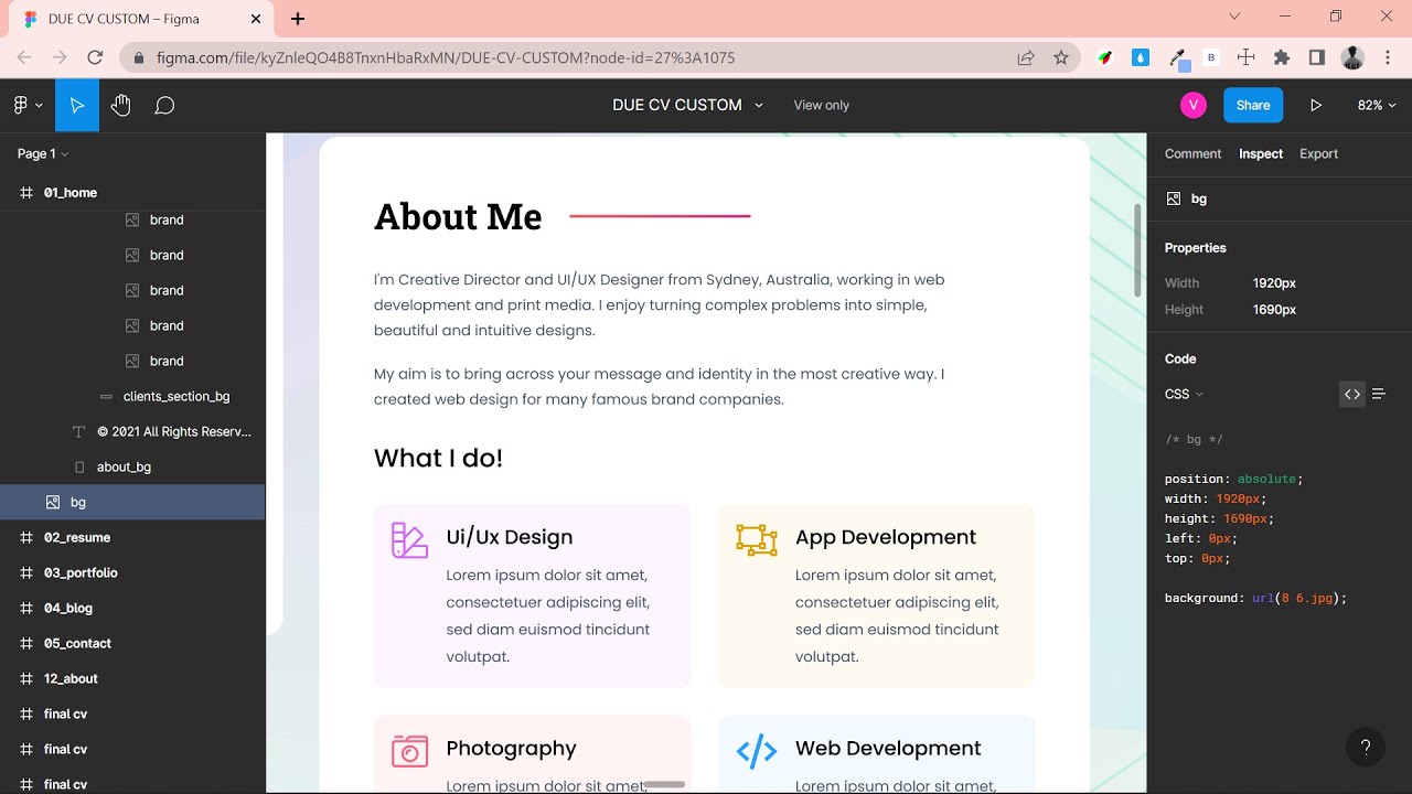 Cắt Giao Diện Figma sang HTML CSS Cơ Bản - YouTube